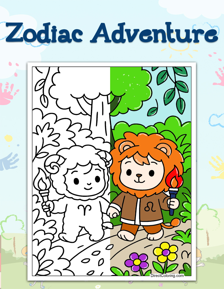 Cute and Quirky Coloring Pages – Free Adorable & Whimsical Printables
