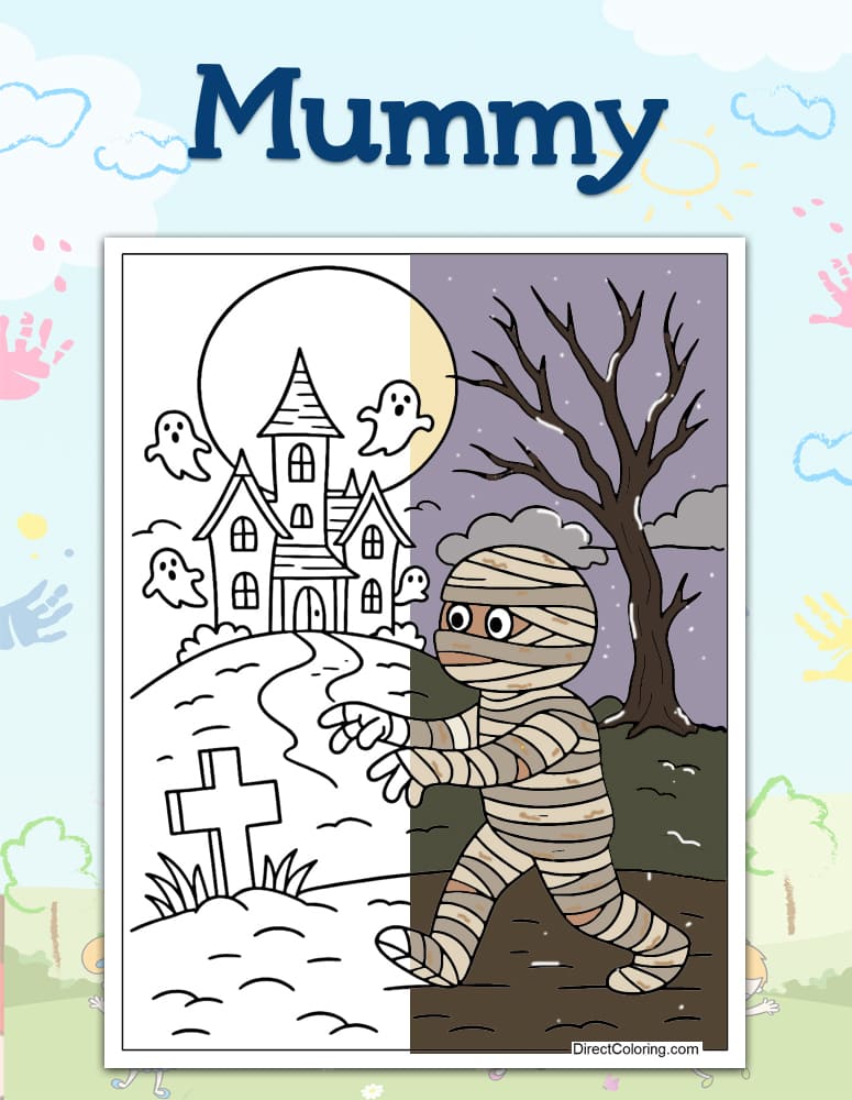 Spooky Coloring Pages - Free PDF to Download and Print