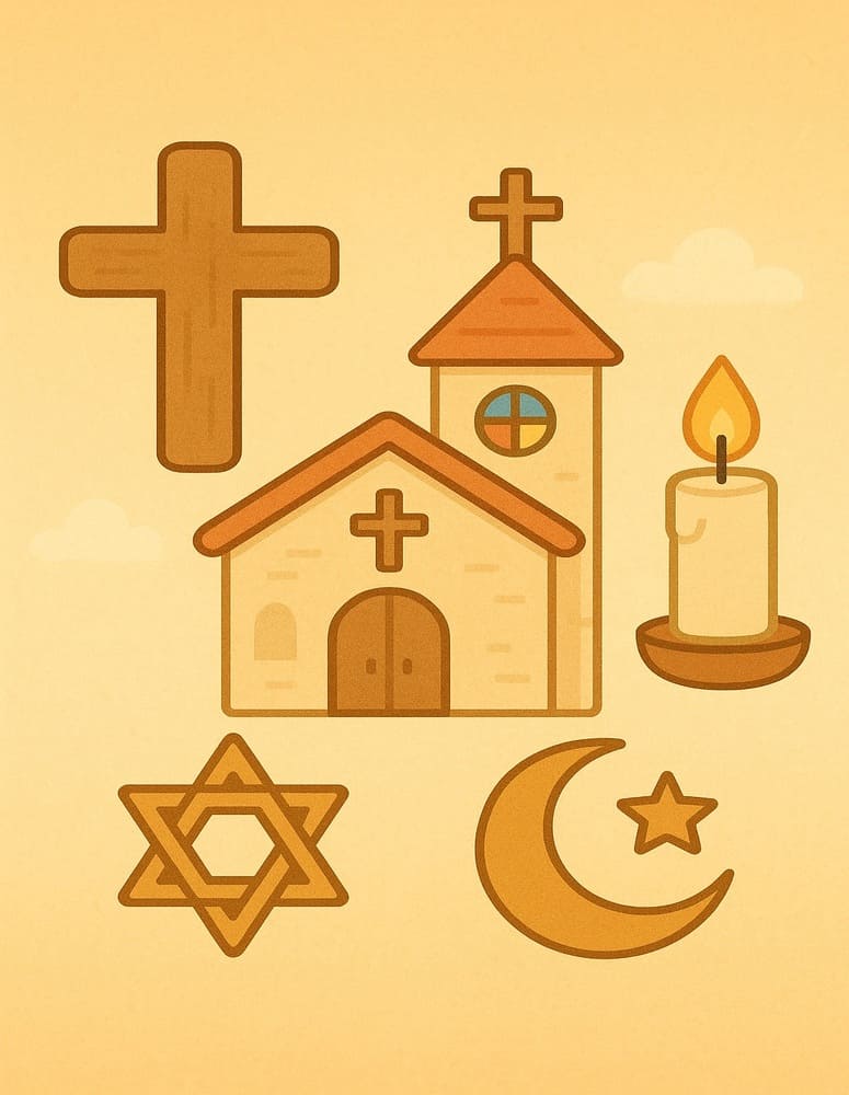 Religious Coloring Pages - Free PDF to Download and Print