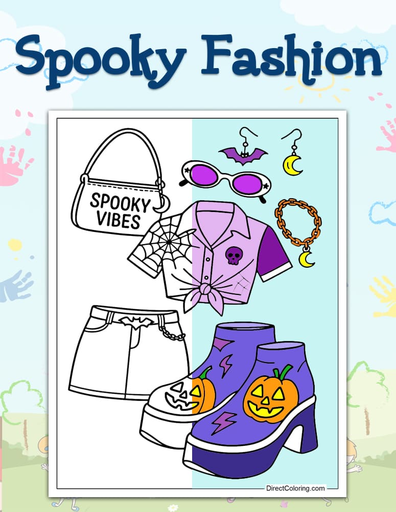 Spooky Coloring Pages - Free PDF to Download and Print