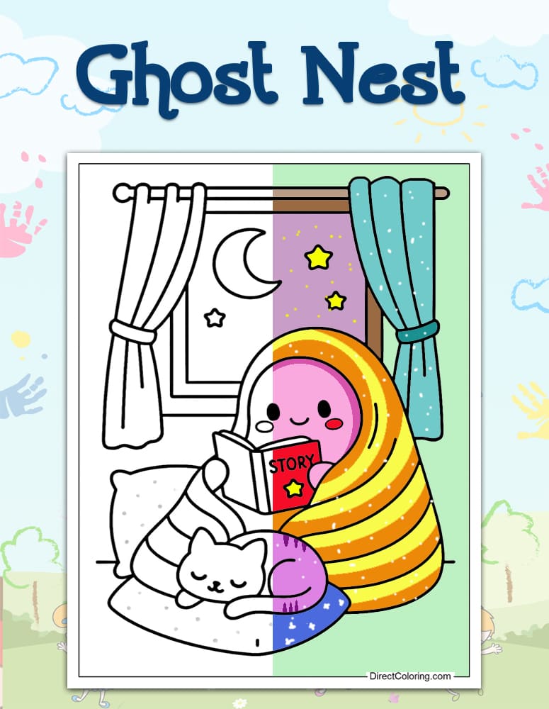 Spooky Coloring Pages - Free PDF to Download and Print