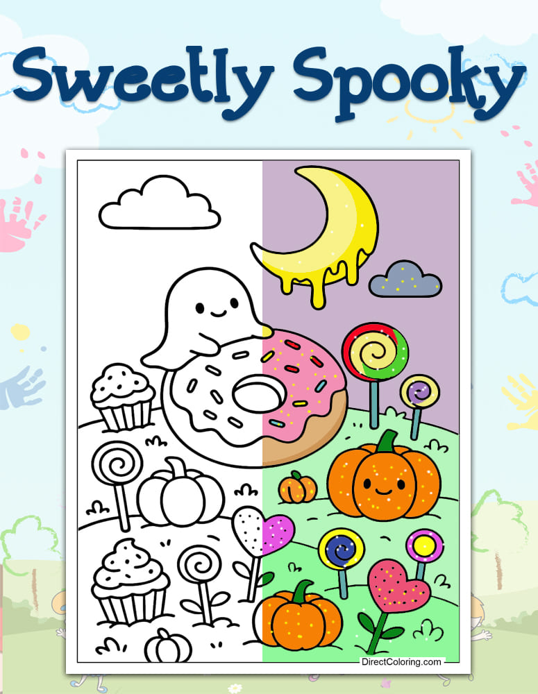 Spooky Coloring Pages - Free PDF to Download and Print