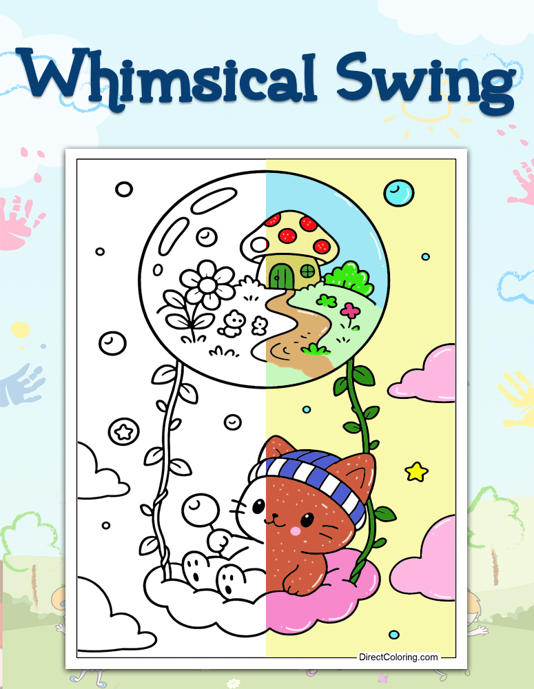 Cute and Quirky Coloring Pages – Free Adorable & Whimsical Printables