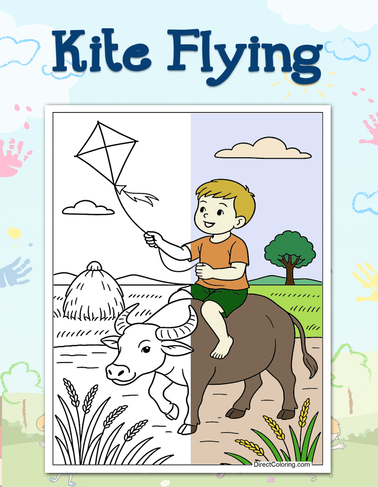 Outdoor Activities Coloring Pages – Free PDF to Download and Print