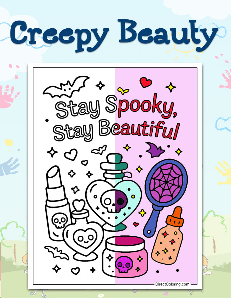 Spooky Coloring Pages - Free PDF to Download and Print
