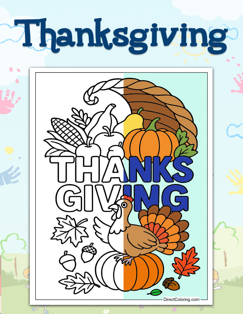 Holiday Coloring Pages – Free PDF to Download and Print