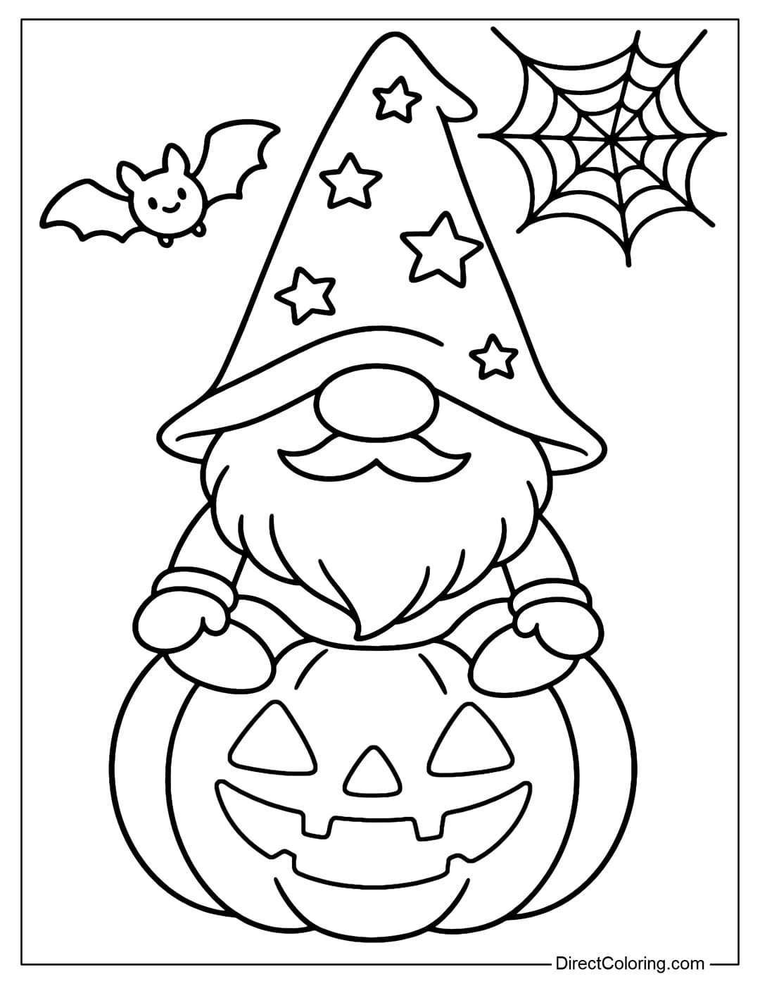 Gnome Coloring Pages - Free PDF to Download and Print